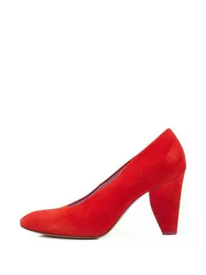 Celine Round-toe Block-heel Pumps