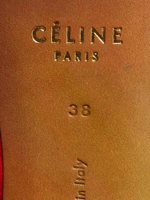 Celine Round-toe Block-heel Pumps