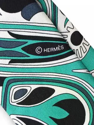Hermès Folklore Printed Scarf