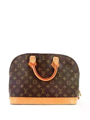 LOUIS VUITTON Monogram Canvas Alma Pm Satchel