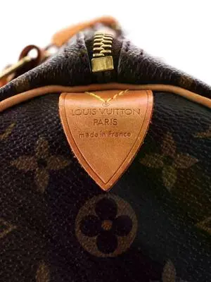 LOUIS VUITTON Speedy Handbag Monogram Canvas 35 Satchel
