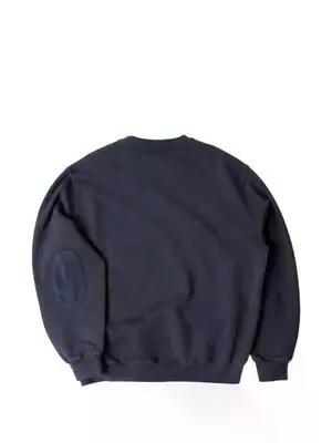 PARRA Graphic-print Elbow-patch Sweatshirt