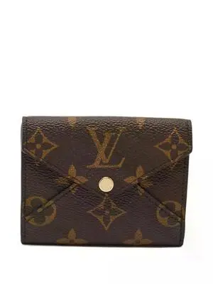 LOUIS VUITTON Celeste Monogram Canvas Trifold Wallet - Brown