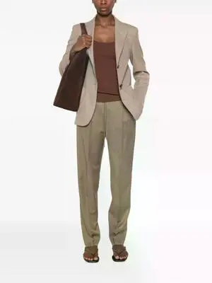 Max Mara Virgin Wool Drawstring Trousers