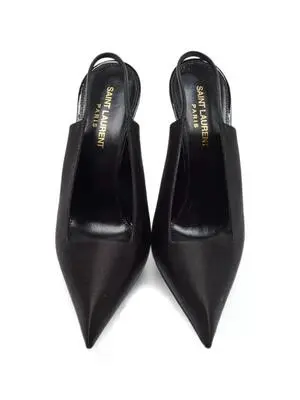 Saint Laurent Pointed-toe Slingback Pumps