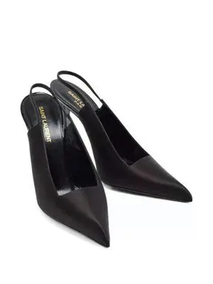 Saint Laurent Pointed-toe Slingback Pumps