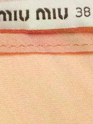 Miu Miu Embellished Crepe T-shirt