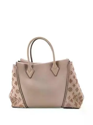 LOUIS VUITTON Veau Cachemire Calfskin Pm Tote Bag - Neutrals
