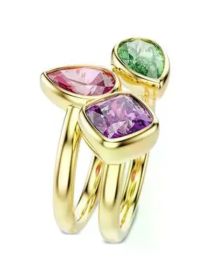 SWAROVSKI Imber Crystal-embellished Stackable Rings - Gold
