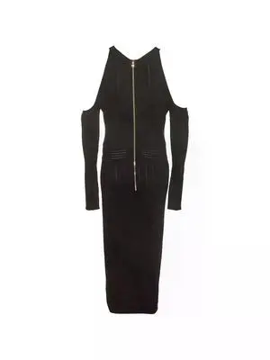 Balmain Rib-knit Midi Dress