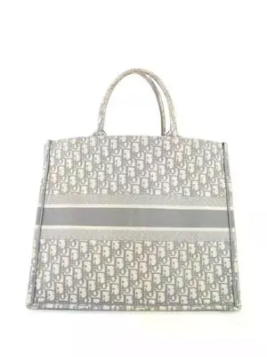 Dior Book Oblique Canvas Large Tote Bag