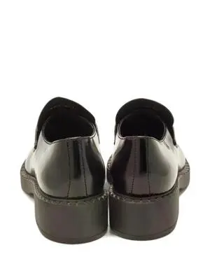 Prada Brushed Leather Chunky Loafers