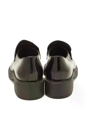 Prada Brushed Leather Chunky Loafers