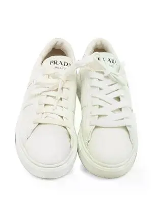 Prada Logo Court Sneakers