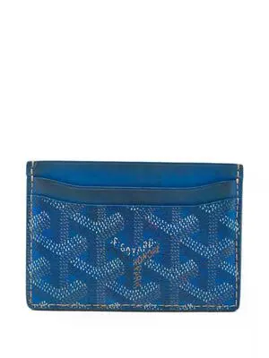 Goyard 2016 Saint Sulpice Goyardine Card Holder - Blue