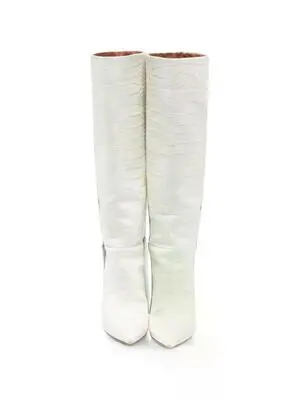 Paris Texas Leather Knee-length Boots