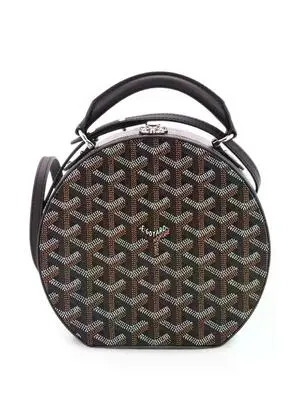 Goyard Alto Hatbox Bag Coated Canvas Satchel