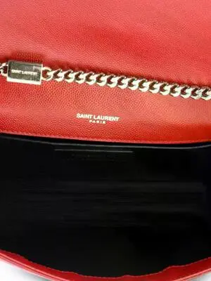 Saint Laurent Classic Monogram Tassel Grainy Leather Small Crossbody Bag