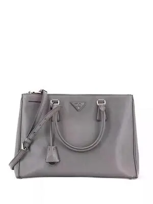 Prada Prada Saffiano Leather Tote Grey