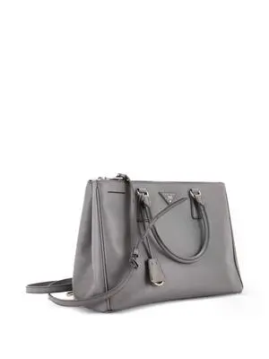 Prada Saffiano Leather Tote - Grey
