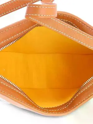 Goyard Coated Canvas And Leather Hirondelle Shoulder Bag - Brown