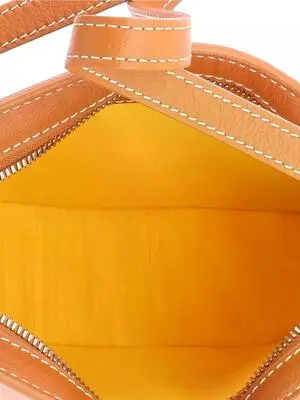 Goyard Coated Canvas And Leather Hirondelle Shoulder Bag - Brown