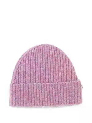 LES DEUX Ribbed-knit Beanie Hat - Pink