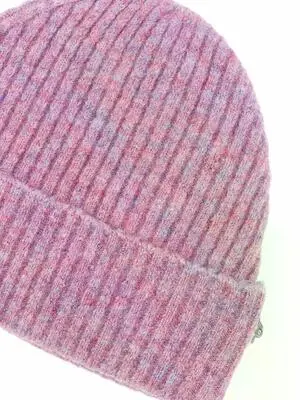 LES DEUX Ribbed-knit Beanie Hat