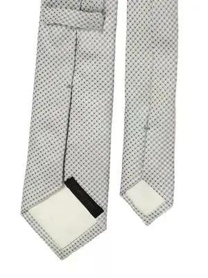 Corneliani Geometric-pattern Neck Ties - Grey