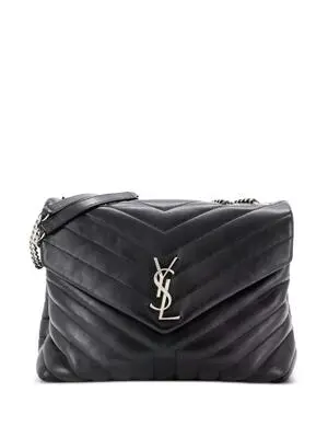 Saint Laurent Loulou Matelassé Chevron Leather Medium Shoulder Bag