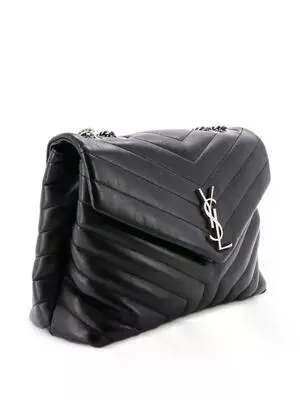 Saint Laurent Loulou Matelassé Chevron Leather Medium Shoulder Bag