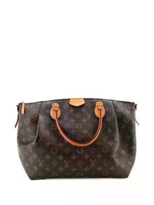 LOUIS VUITTON Turenne Handbag Monogram Canvas Mm Satchel - Brown