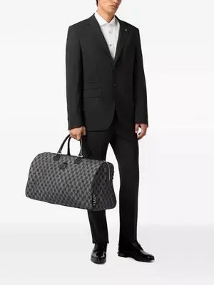 Philipp Plein Denim Weekend Bag Jacquard Monogram
