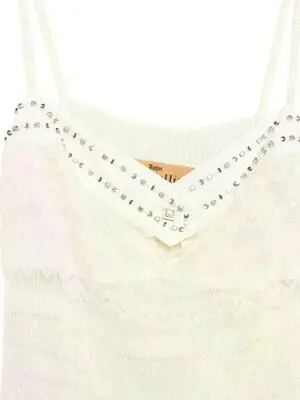 John Galliano Stud-embellished Camisole Top