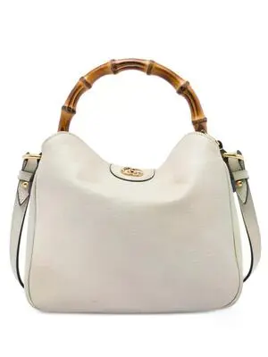 GUCCI 2016-2026 Small Calfskin Bamboo Diana Satchel
