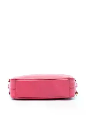 Prada Saffiano Mini Double Zip Camera Cross Body Bag