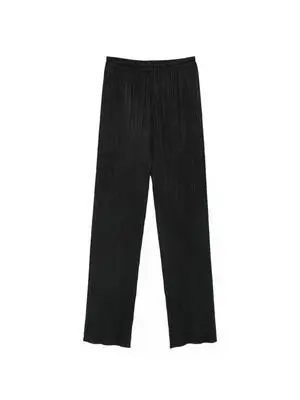 Issey Miyake 2000s Pleated Trousers - Black