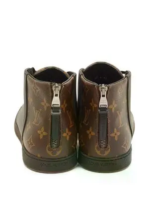 LOUIS VUITTON Line Up Monogram High-top Sneakers