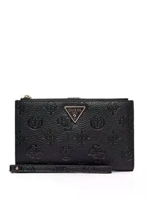 Guess Cresidia Ii Double-zip Organizer - Black