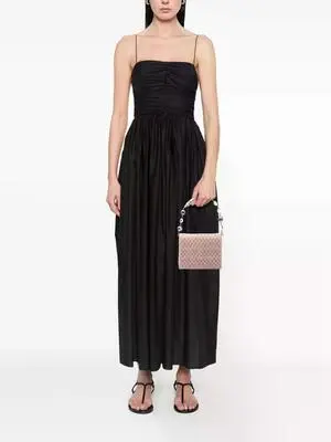 Miu Miu Matelasse Nappa Crystal Chain Satchel