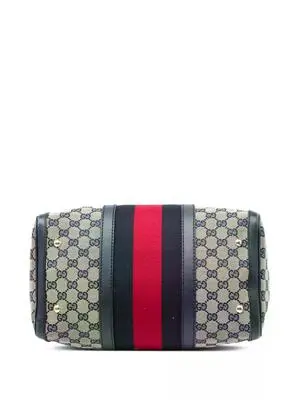 Gucci 2016-2026 Medium Gg Canvas Web Joy Boston Bag Satchel