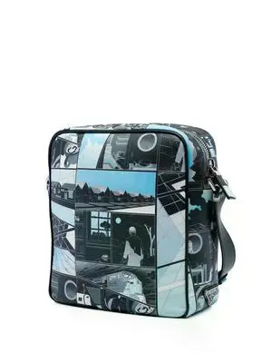 Prada Vitello Comic Print Messenger Bag