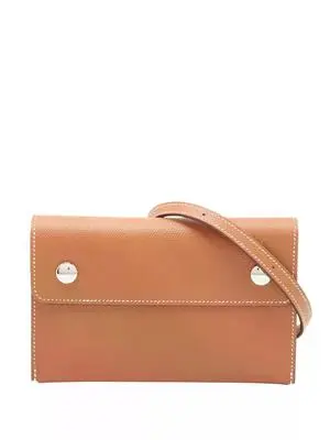 Hermès 2024 Epsom Hermesnap Wallet On Strap Crossbody Bag - Gold