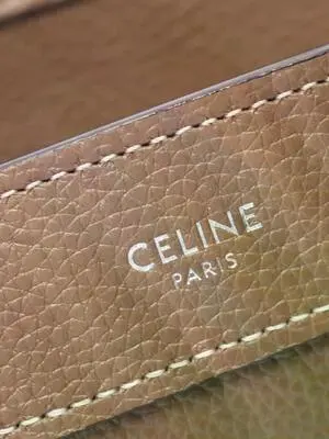 Celine 2000-2026 Nano Leather Luggage Tote Satchel