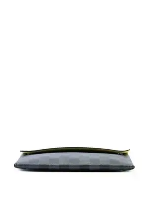 LOUIS VUITTON 2019 Damier Graphite Alpha Pochette Mm Clutch Bag
