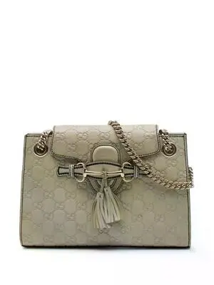 Gucci Small Ssima Emily Shoulder Bag - Grey