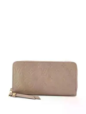 LOUIS VUITTON Zippy Wallet Monogram Empreinte Leather Small Wallets - Neutrals