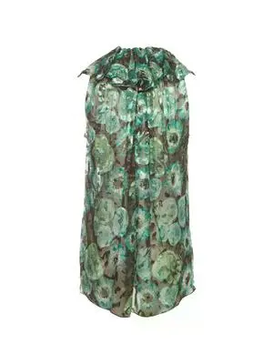 LANVIN Floral-print Chiffon Blouse