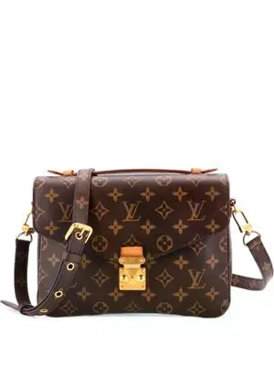 LOUIS VUITTON Pochette Metis Monogram Canvas Crossbody Bag - Brown