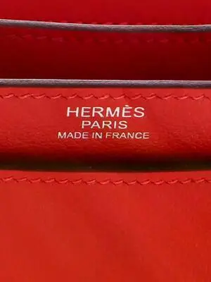 Hermès 2002 Evercolor 20 Shoulder Bag - Red